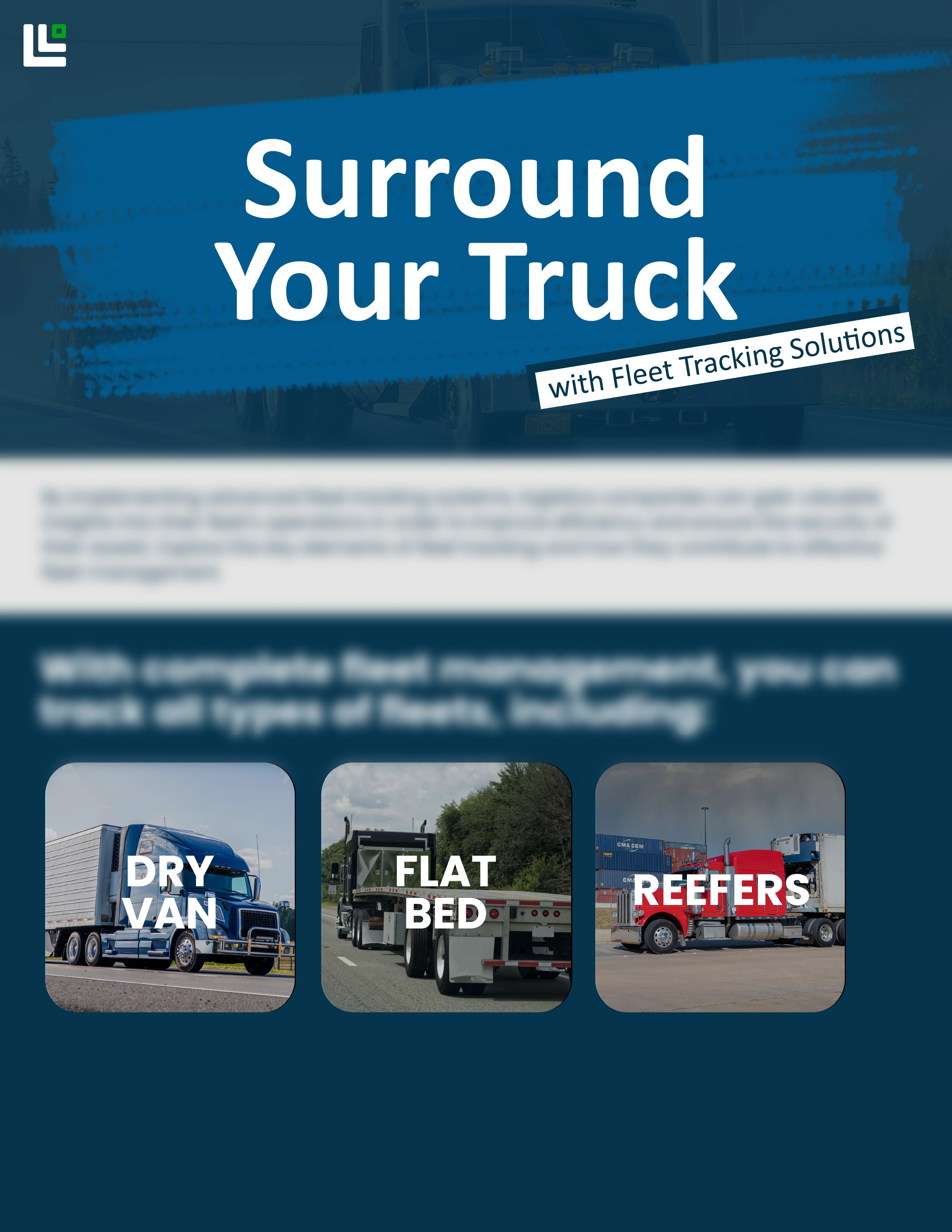Surround Your Truck with Fleet Tracking Solutions | Infographic